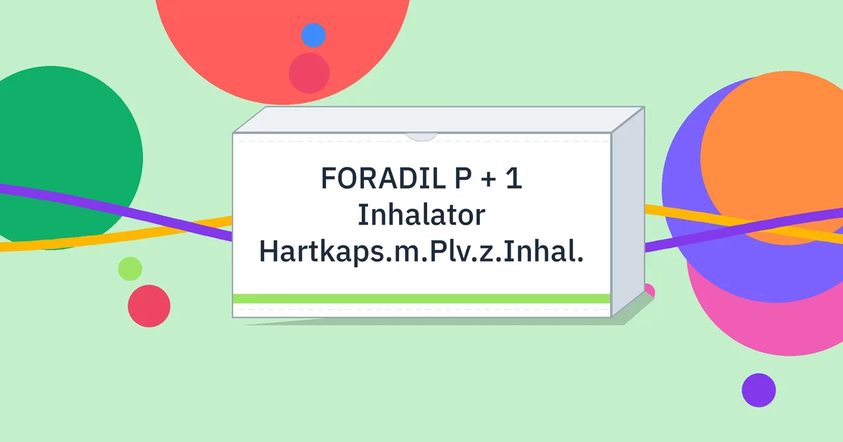 Symbolbild: Packung mit der Aufschrift FORADIL P + 1 Inhalator Hartkaps.m.Plv.z.Inhal. (PZN 04091413) – Verfügbarkeit und Bezug in Apotheken in Frankfurt am Main