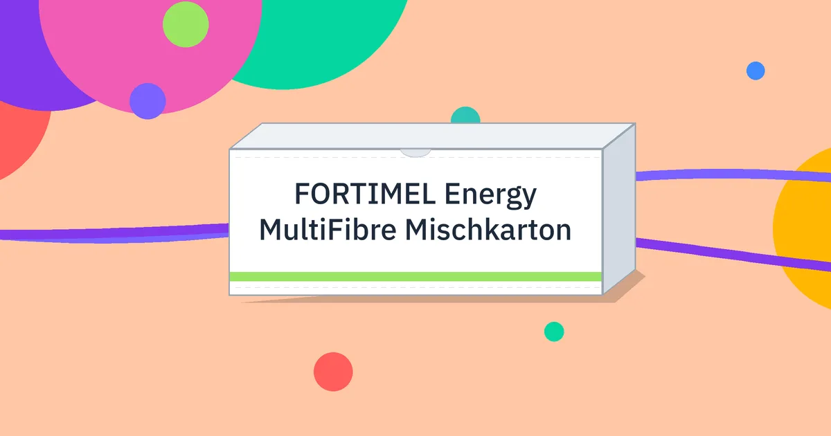 Symbolbild: Packung mit der Aufschrift FORTIMEL Energy MultiFibre Mischkarton (PZN 01272545) – Verfügbarkeit und Bezug in Apotheken in Frankfurt am Main