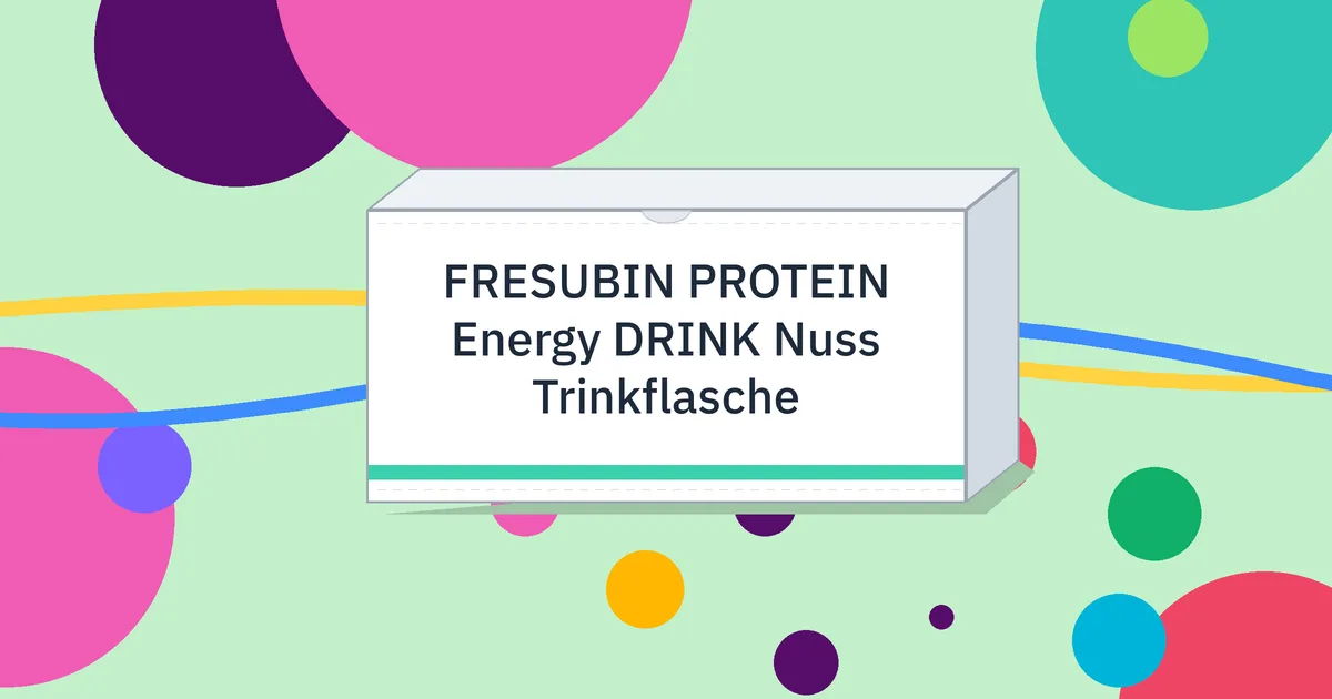Symbolbild: Packung mit der Aufschrift FRESUBIN PROTEIN Energy DRINK Nuss Trinkflasche (PZN 20192154) – Verfügbarkeit und Bezug in Apotheken in Frankfurt am Main