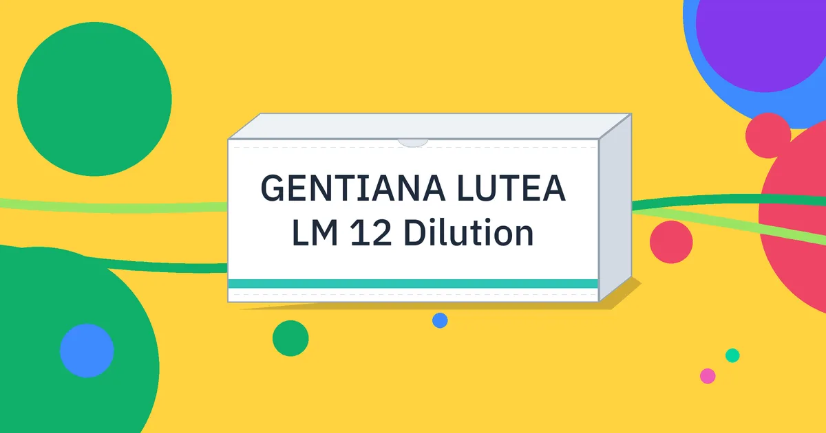 Symbolbild: Packung mit der Aufschrift GENTIANA LUTEA LM 12 Dilution (PZN 12876217) – Verfügbarkeit und Bezug in Apotheken in Frankfurt am Main