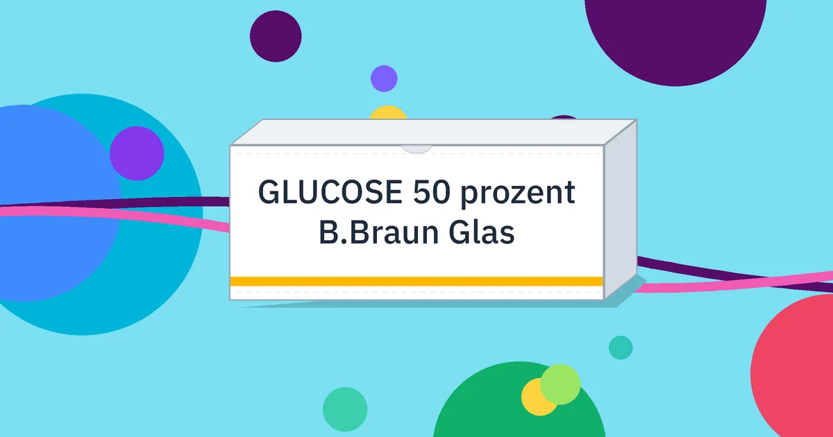 Symbolbild: Packung mit der Aufschrift GLUCOSE 50 prozent B.Braun Glas (PZN 03816699) – Verfügbarkeit und Bezug in Apotheken in Frankfurt am Main