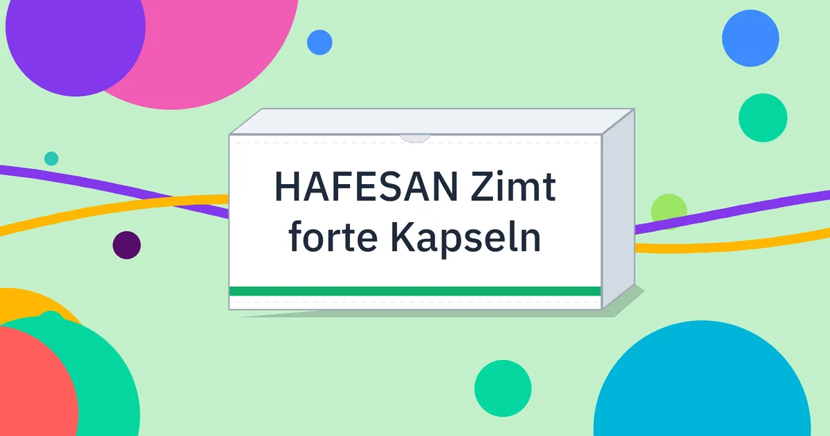 Symbolbild: Packung mit der Aufschrift HAFESAN Zimt forte Kapseln (PZN 06139070) – Verfügbarkeit und Bezug in Apotheken in Frankfurt am Main