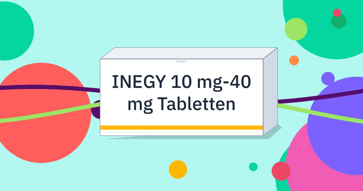 Symbolbild: Packung mit der Aufschrift INEGY 10 mg-40 mg Tabletten (PZN 11022370) – Verfügbarkeit und Bezug in Apotheken in Frankfurt am Main