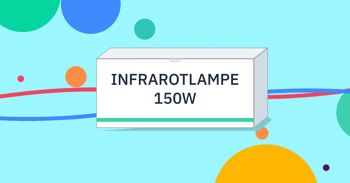 Symbolbild: Packung mit der Aufschrift INFRAROTLAMPE 150W (PZN 16888507) – Verfügbarkeit und Bezug in Apotheken in Frankfurt am Main