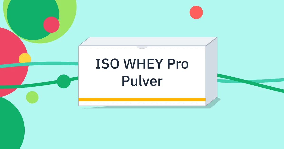 Symbolbild: Packung mit der Aufschrift ISO WHEY Pro Pulver (PZN 06951340) – Verfügbarkeit und Bezug in Apotheken in Frankfurt am Main