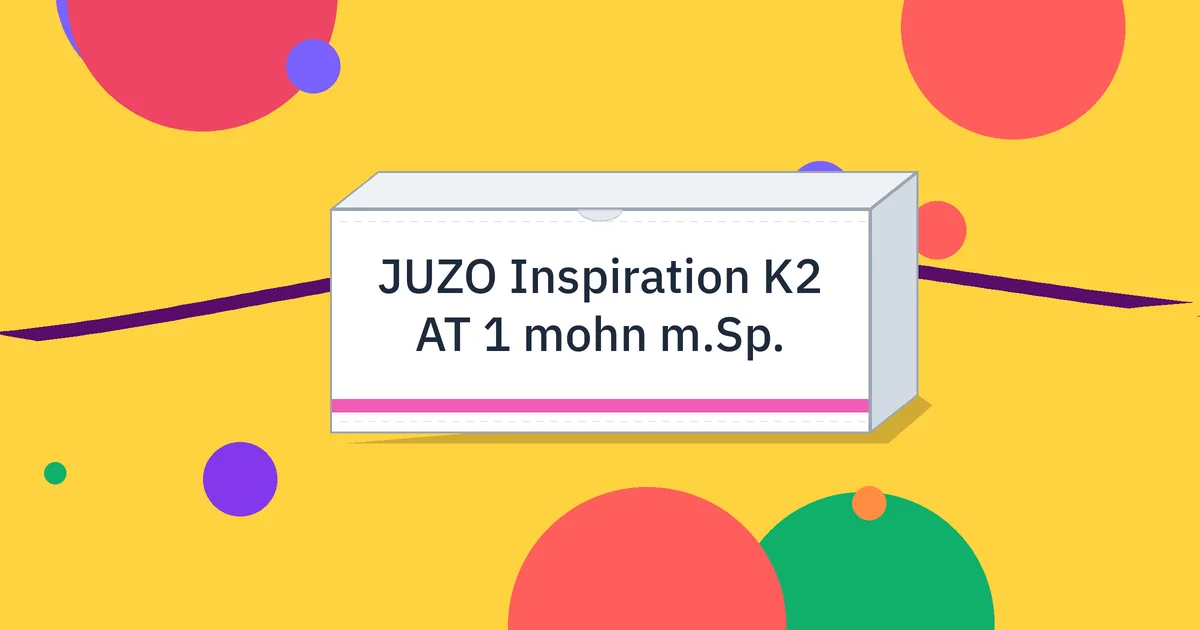 Symbolbild: Packung mit der Aufschrift JUZO Inspiration K2 AT 1 mohn m.Sp. (PZN 14926103) – Verfügbarkeit und Bezug in Apotheken in Frankfurt am Main