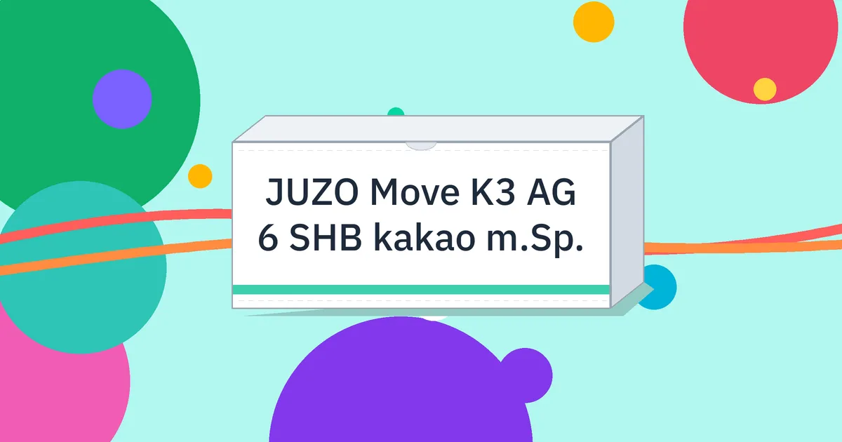 Symbolbild: Packung mit der Aufschrift JUZO Move K3 AG 6 SHB kakao m.Sp. (PZN 18587365) – Verfügbarkeit und Bezug in Apotheken in Frankfurt am Main