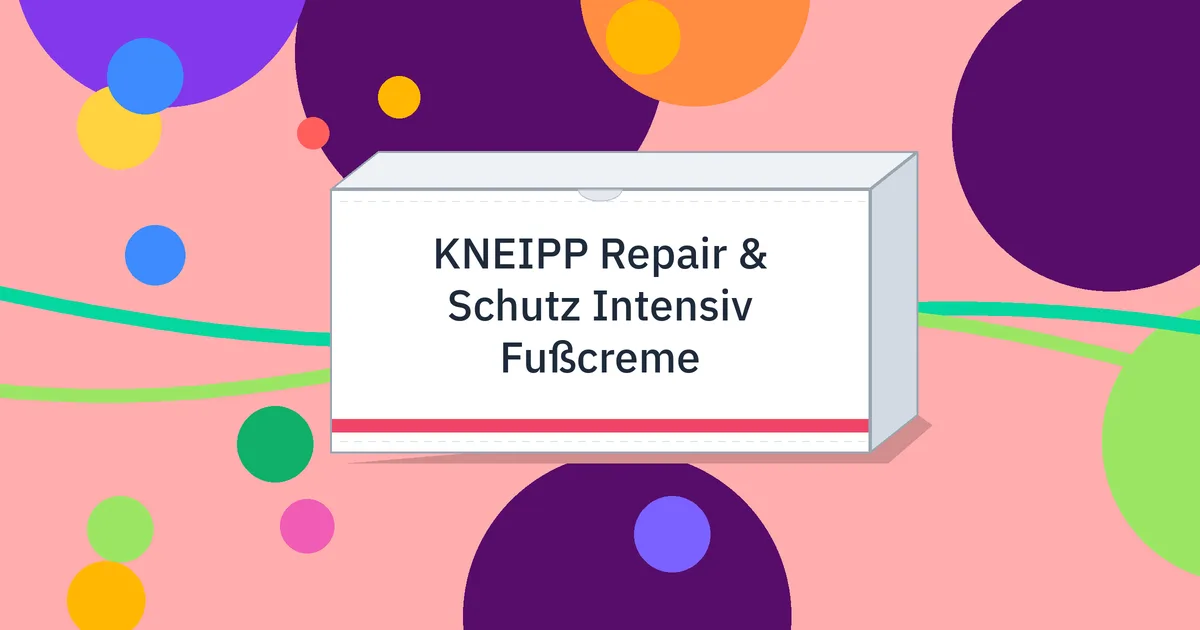 Symbolbild: Packung mit der Aufschrift KNEIPP Repair & Schutz Intensiv Fußcreme (PZN 20110854) – Verfügbarkeit und Bezug in Apotheken in Frankfurt am Main