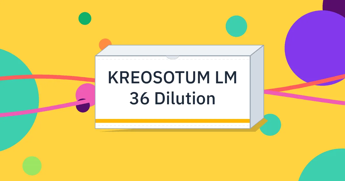 Symbolbild: Packung mit der Aufschrift KREOSOTUM LM 36 Dilution (PZN 12928233) – Verfügbarkeit und Bezug in Apotheken in Frankfurt am Main