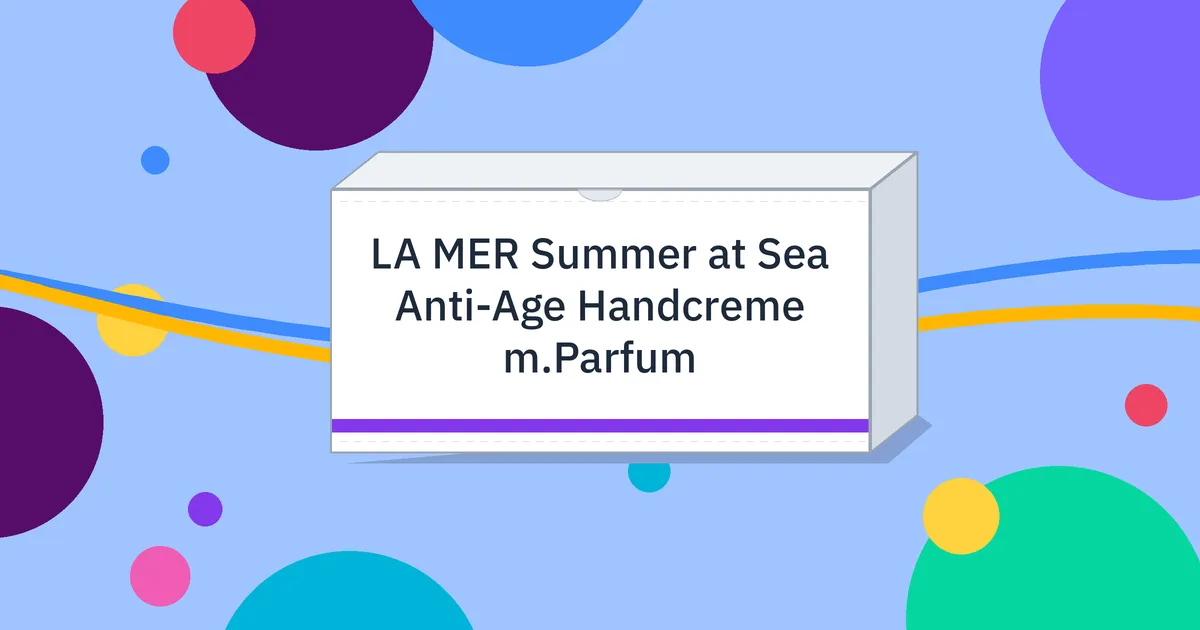 Symbolbild: Packung mit der Aufschrift LA MER Summer at Sea Anti-Age Handcreme m.Parfum (PZN 20572023) – Verfügbarkeit und Bezug in Apotheken in Frankfurt am Main