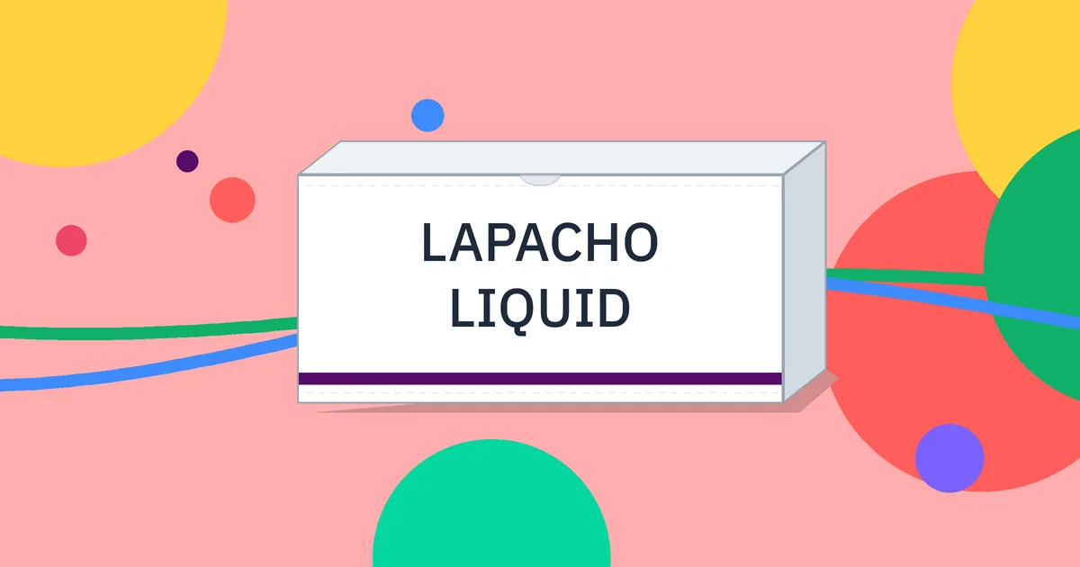 Symbolbild: Packung mit der Aufschrift LAPACHO LIQUID (PZN 03849641) – Verfügbarkeit und Bezug in Apotheken in Frankfurt am Main