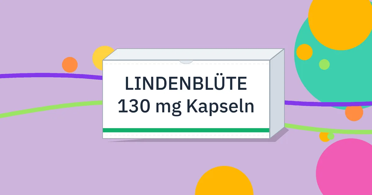 Symbolbild: Packung mit der Aufschrift LINDENBLÜTE 130 mg Kapseln (PZN 18215385) – Verfügbarkeit und Bezug in Apotheken in Frankfurt am Main