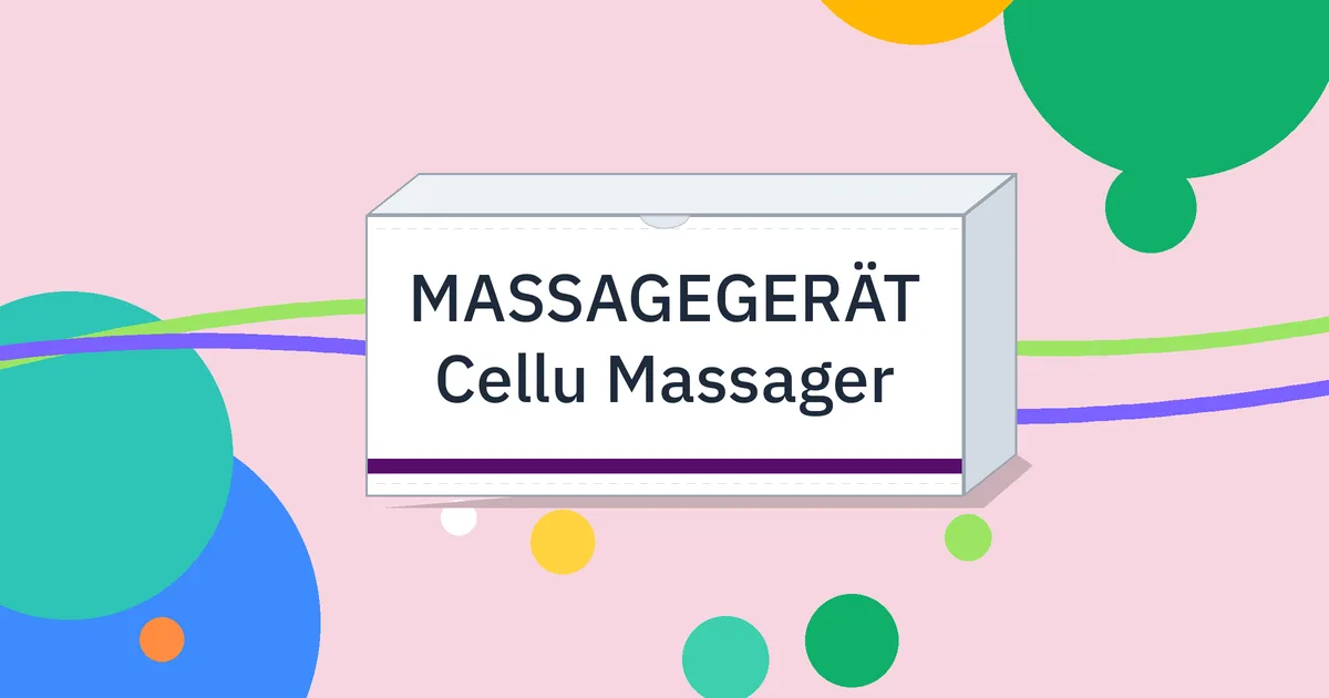 Symbolbild: Packung mit der Aufschrift MASSAGEGERÄT Cellu Massager (PZN 11544513) – Verfügbarkeit und Bezug in Apotheken in Frankfurt am Main