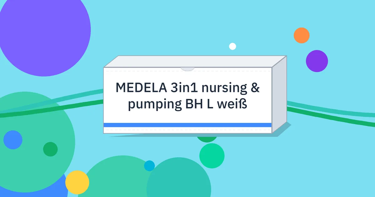 Symbolbild: Packung mit der Aufschrift MEDELA 3in1 nursing & pumping BH L weiß (PZN 18269174) – Verfügbarkeit und Bezug in Apotheken in Frankfurt am Main