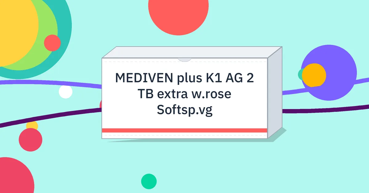 Symbolbild: Packung mit der Aufschrift MEDIVEN plus K1 AG 2 TB extra w.rose Softsp.vg (PZN 15066737) – Verfügbarkeit und Bezug in Apotheken in Frankfurt am Main