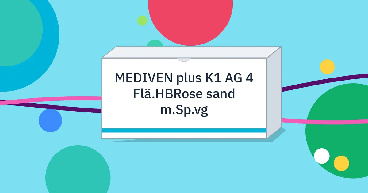 Symbolbild: Packung mit der Aufschrift MEDIVEN plus K1 AG 4 Flä.HBRose sand m.Sp.vg (PZN 18939976) – Verfügbarkeit und Bezug in Apotheken in Frankfurt am Main
