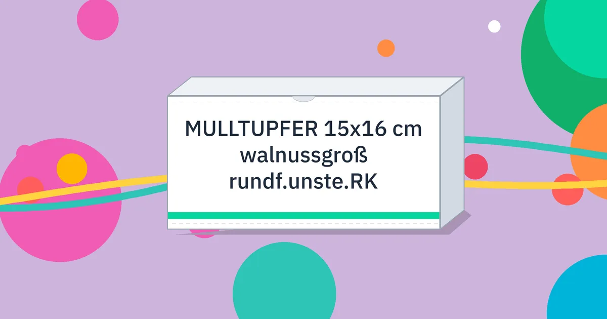 Symbolbild: Packung mit der Aufschrift MULLTUPFER 15x16 cm walnussgroß rundf.unste.RK (PZN 00822274) – Verfügbarkeit und Bezug in Apotheken in Frankfurt am Main
