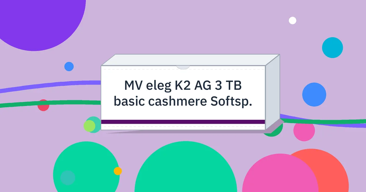 Symbolbild: Packung mit der Aufschrift MV eleg K2 AG 3 TB basic cashmere Softsp. (PZN 14681162) – Verfügbarkeit und Bezug in Apotheken in Frankfurt am Main