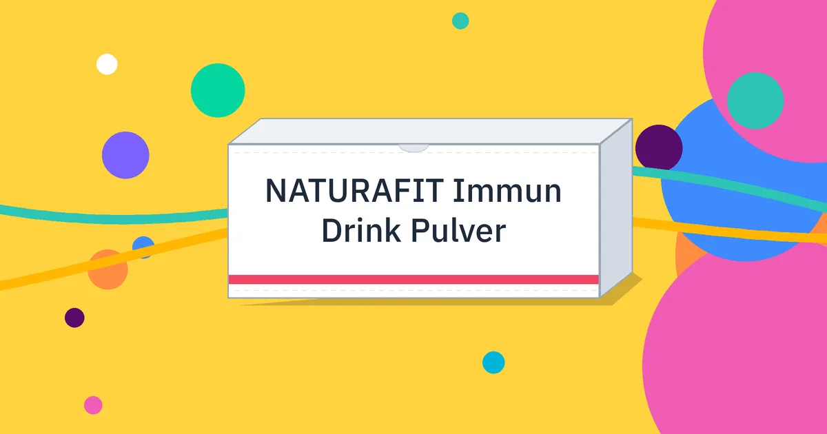 Symbolbild: Packung mit der Aufschrift NATURAFIT Immun Drink Pulver (PZN 20056505) – Verfügbarkeit und Bezug in Apotheken in Frankfurt am Main