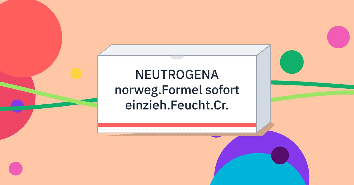 Symbolbild: Packung mit der Aufschrift NEUTROGENA norweg.Formel sofort einzieh.Feucht.Cr. (PZN 01567861) – Verfügbarkeit und Bezug in Apotheken in Frankfurt am Main