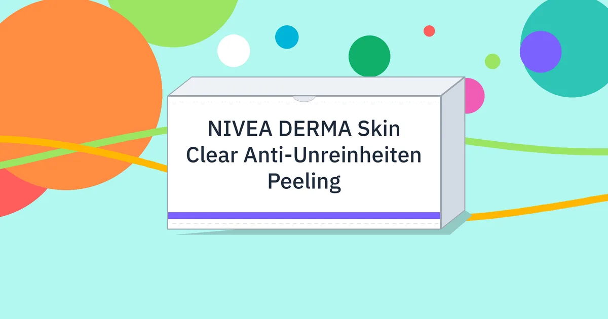 Symbolbild: Packung mit der Aufschrift NIVEA DERMA Skin Clear Anti-Unreinheiten Peeling (PZN 18912440) – Verfügbarkeit und Bezug in Apotheken in Frankfurt am Main