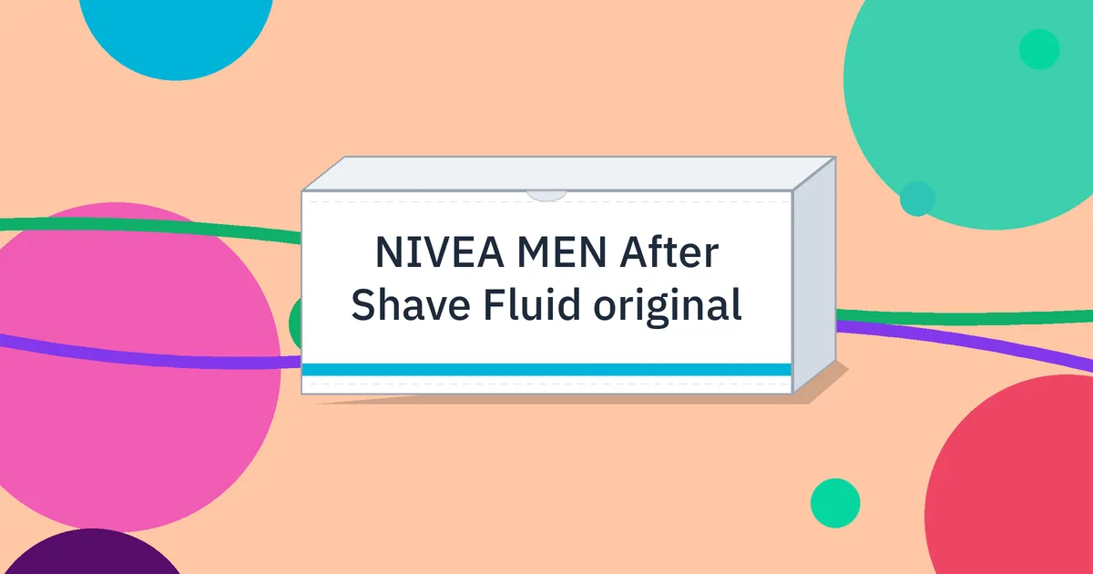 Symbolbild: Packung mit der Aufschrift NIVEA MEN After Shave Fluid original (PZN 11325834) – Verfügbarkeit und Bezug in Apotheken in Frankfurt am Main