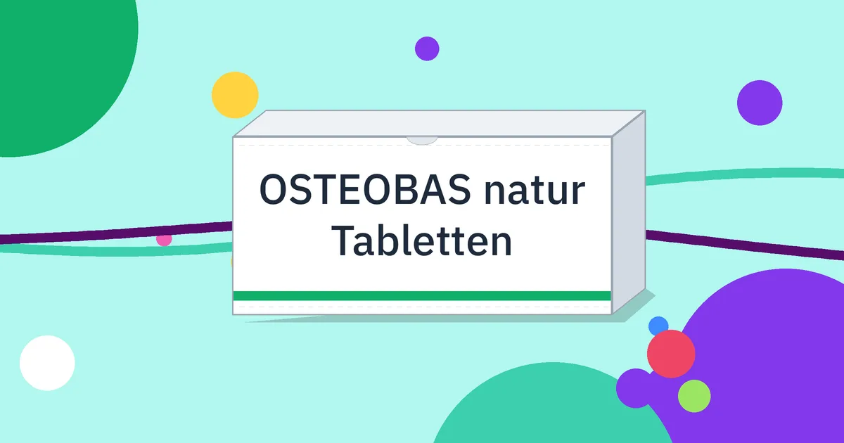 Symbolbild: Packung mit der Aufschrift OSTEOBAS natur Tabletten (PZN 12801024) – Verfügbarkeit und Bezug in Apotheken in Frankfurt am Main