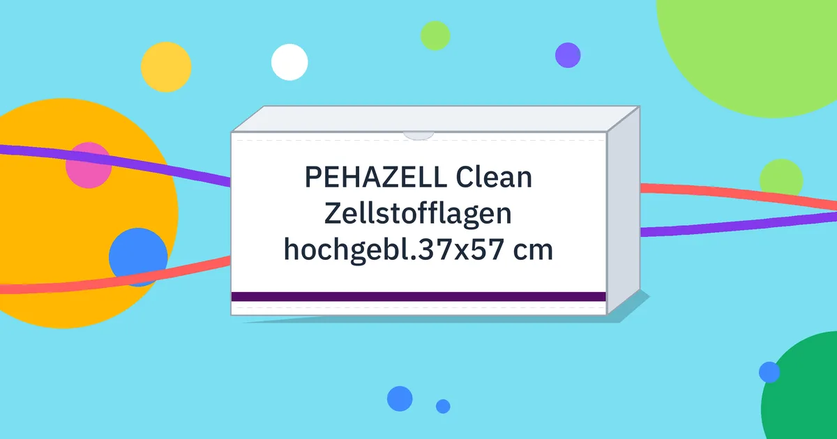 Symbolbild: Packung mit der Aufschrift PEHAZELL Clean Zellstofflagen hochgebl.37x57 cm (PZN 18729090) – Verfügbarkeit und Bezug in Apotheken in Frankfurt am Main