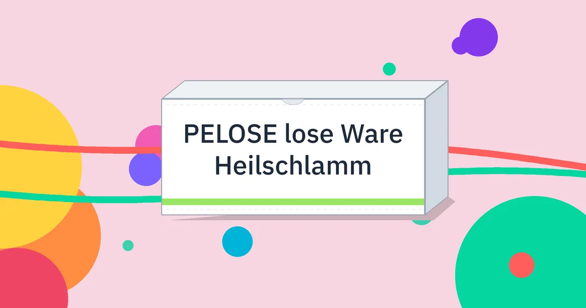 Symbolbild: Packung mit der Aufschrift PELOSE lose Ware Heilschlamm (PZN 04843563) – Verfügbarkeit und Bezug in Apotheken in Frankfurt am Main