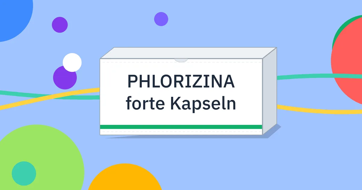 Symbolbild: Packung mit der Aufschrift PHLORIZINA forte Kapseln (PZN 19488576) – Verfügbarkeit und Bezug in Apotheken in Frankfurt am Main