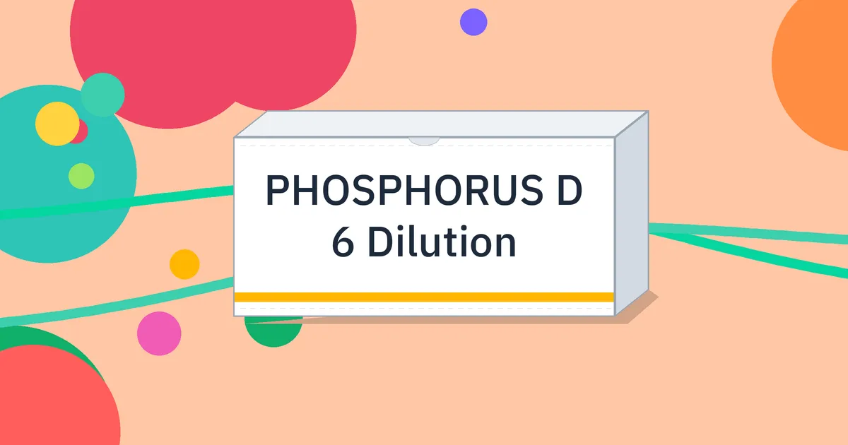 Symbolbild: Packung mit der Aufschrift PHOSPHORUS D 6 Dilution (PZN 01573169) – Verfügbarkeit und Bezug in Apotheken in Frankfurt am Main