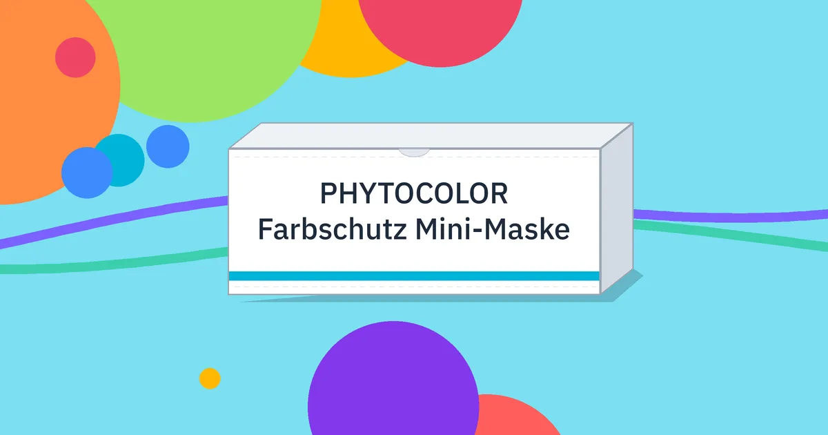 Symbolbild: Packung mit der Aufschrift PHYTOCOLOR Farbschutz Mini-Maske (PZN 20605739) – Verfügbarkeit und Bezug in Apotheken in Frankfurt am Main