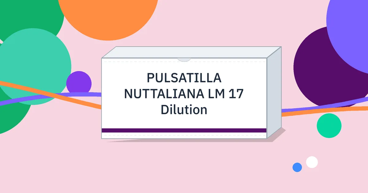 Symbolbild: Packung mit der Aufschrift PULSATILLA NUTTALIANA LM 17 Dilution (PZN 13671374) – Verfügbarkeit und Bezug in Apotheken in Frankfurt am Main
