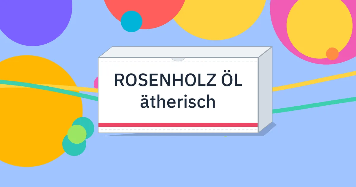 Symbolbild: Packung mit der Aufschrift ROSENHOLZ ÖL ätherisch (PZN 18005216) – Verfügbarkeit und Bezug in Apotheken in Frankfurt am Main