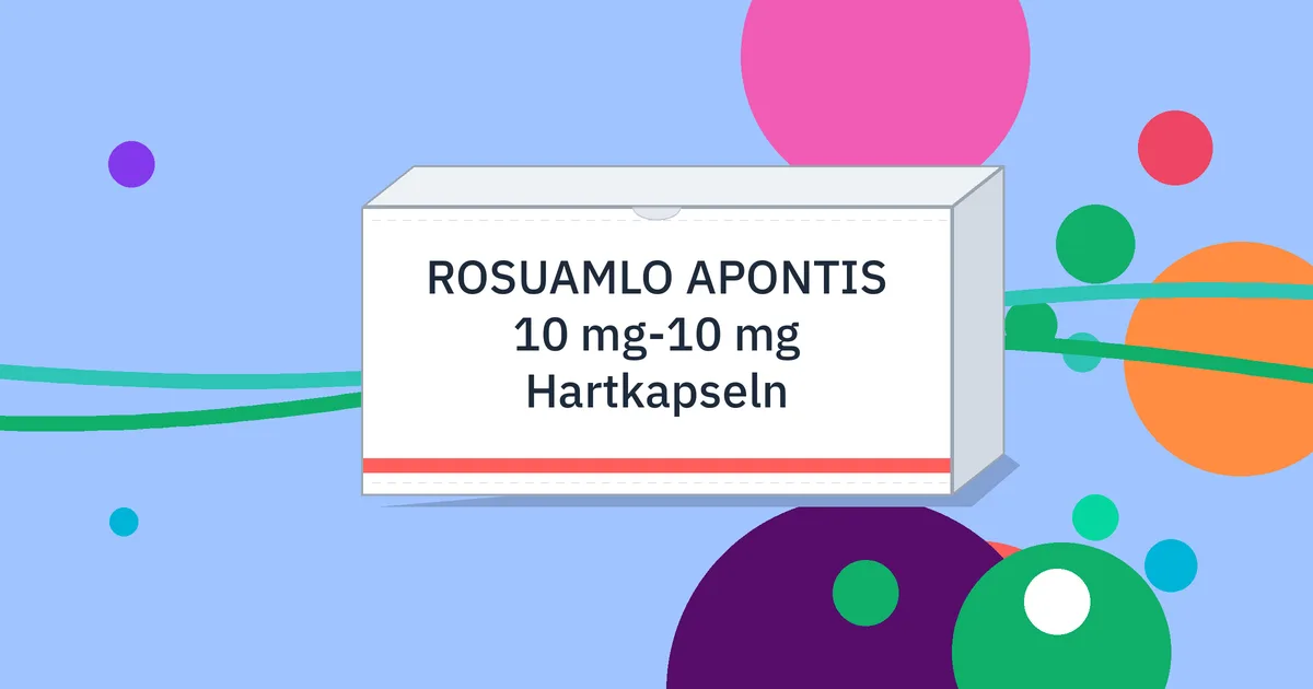 Symbolbild: Packung mit der Aufschrift ROSUAMLO APONTIS 10 mg-10 mg Hartkapseln (PZN 18602544) – Verfügbarkeit und Bezug in Apotheken in Frankfurt am Main