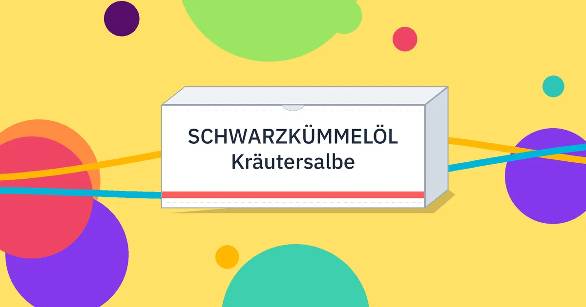Symbolbild: Packung mit der Aufschrift SCHWARZKÜMMELÖL Kräutersalbe (PZN 18701157) – Verfügbarkeit und Bezug in Apotheken in Frankfurt am Main