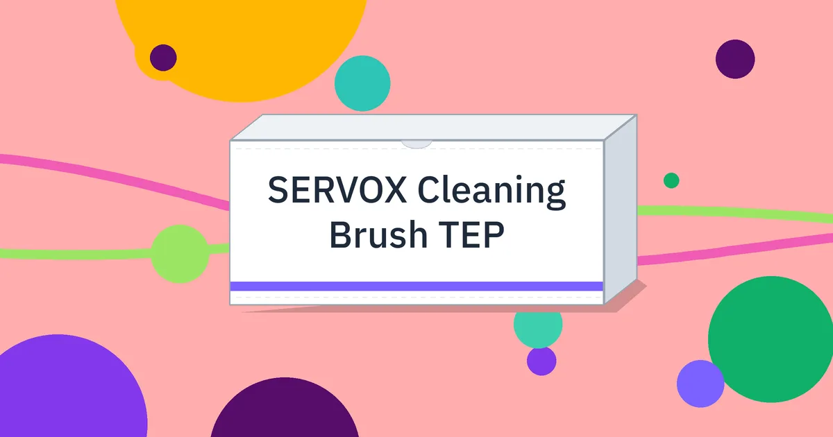 Symbolbild: Packung mit der Aufschrift SERVOX Cleaning Brush TEP (PZN 10626137) – Verfügbarkeit und Bezug in Apotheken in Frankfurt am Main