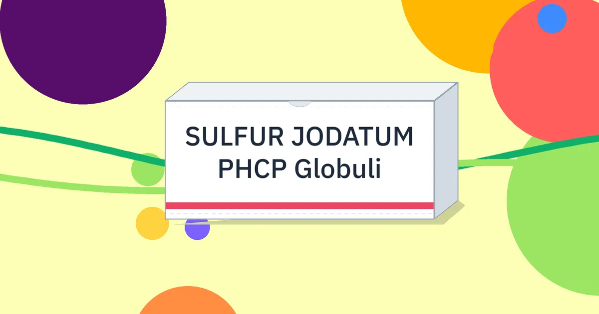 Symbolbild: Packung mit der Aufschrift SULFUR JODATUM PHCP Globuli (PZN 00359899) – Verfügbarkeit und Bezug in Apotheken in Frankfurt am Main
