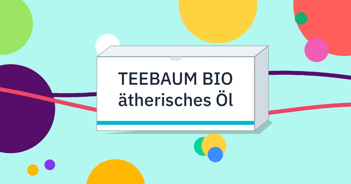 Symbolbild: Packung mit der Aufschrift TEEBAUM BIO ätherisches Öl (PZN 17437681) – Verfügbarkeit und Bezug in Apotheken in Frankfurt am Main