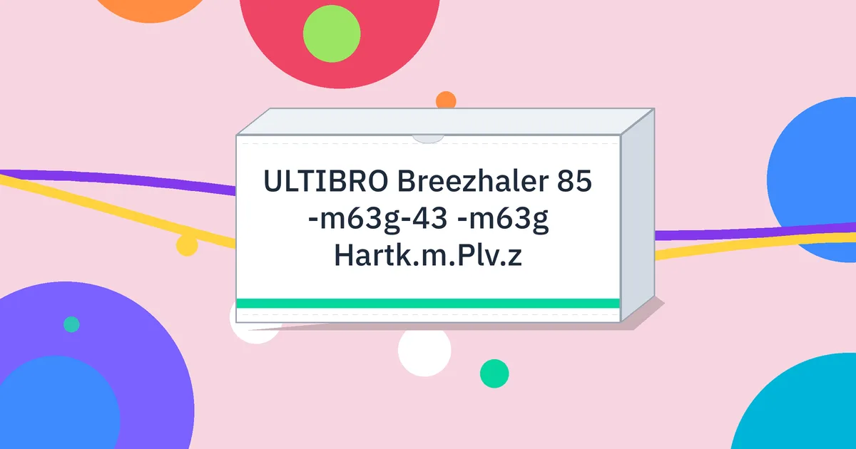 Symbolbild: Packung mit der Aufschrift ULTIBRO Breezhaler 85 -m63g-43 -m63g Hartk.m.Plv.z (PZN 11542804) – Verfügbarkeit und Bezug in Apotheken in Frankfurt am Main
