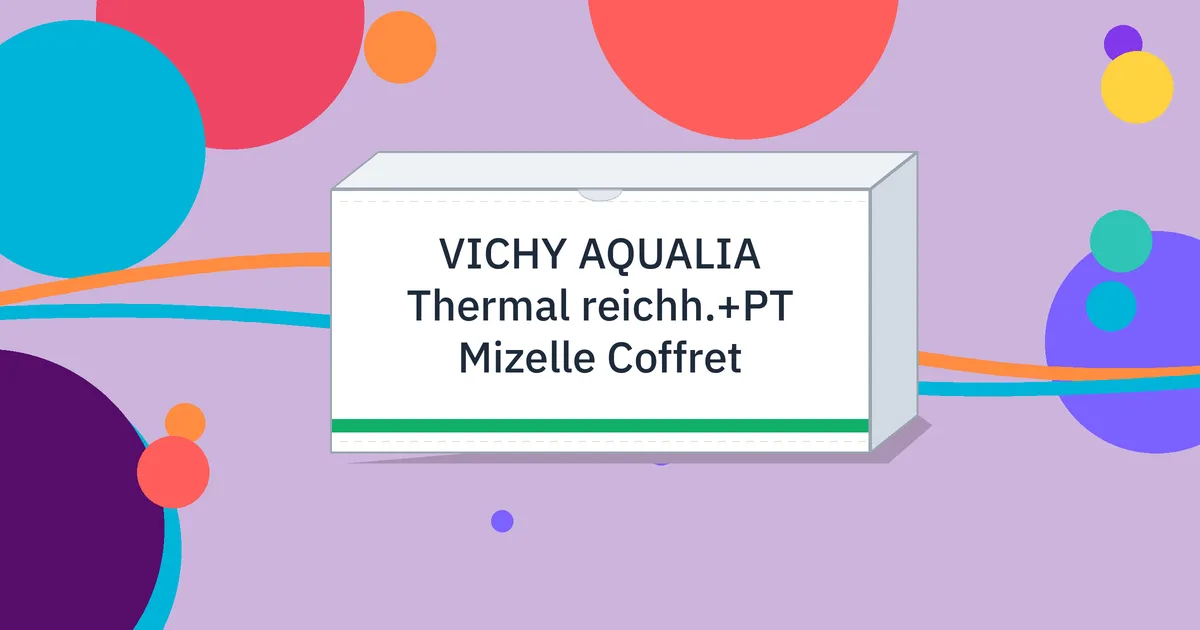 Symbolbild: Packung mit der Aufschrift VICHY AQUALIA Thermal reichh.+PT Mizelle Coffret (PZN 16954799) – Verfügbarkeit und Bezug in Apotheken in Frankfurt am Main