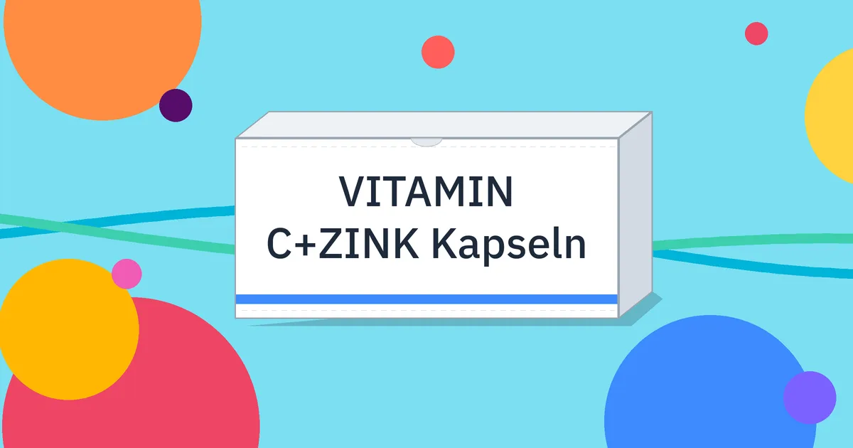 Symbolbild: Packung mit der Aufschrift VITAMIN C+ZINK Kapseln (PZN 16701785) – Verfügbarkeit und Bezug in Apotheken in Frankfurt am Main