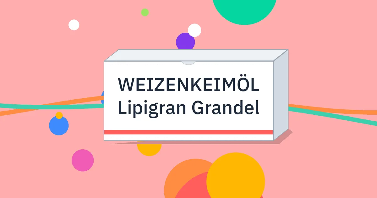 Symbolbild: Packung mit der Aufschrift WEIZENKEIMÖL Lipigran Grandel (PZN 03547118) – Verfügbarkeit und Bezug in Apotheken in Frankfurt am Main