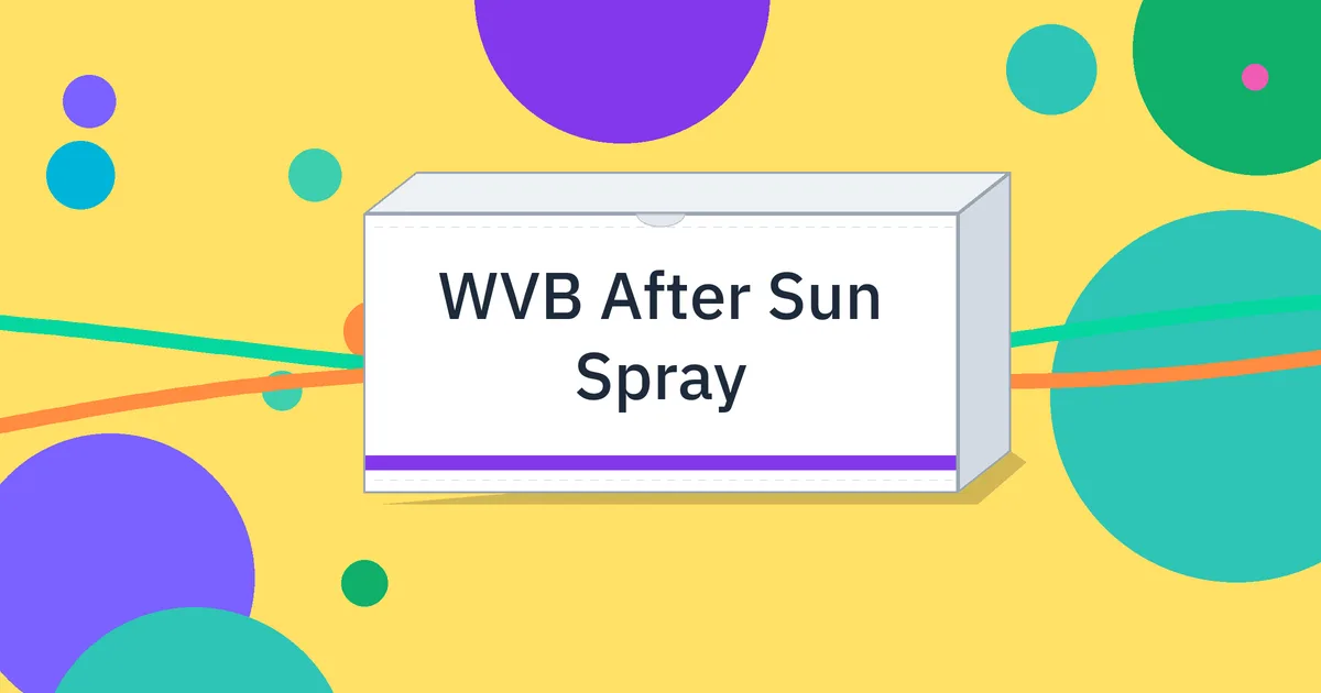 Symbolbild: Packung mit der Aufschrift WVB After Sun Spray (PZN 18099476) – Verfügbarkeit und Bezug in Apotheken in Frankfurt am Main