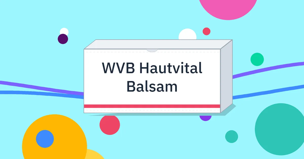 Symbolbild: Packung mit der Aufschrift WVB Hautvital Balsam (PZN 18707935) – Verfügbarkeit und Bezug in Apotheken in Frankfurt am Main