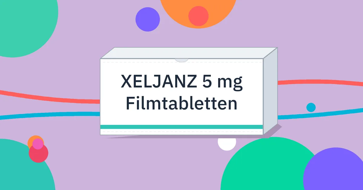 Symbolbild: Packung mit der Aufschrift XELJANZ 5 mg Filmtabletten (PZN 14244579) – Verfügbarkeit und Bezug in Apotheken in Frankfurt am Main