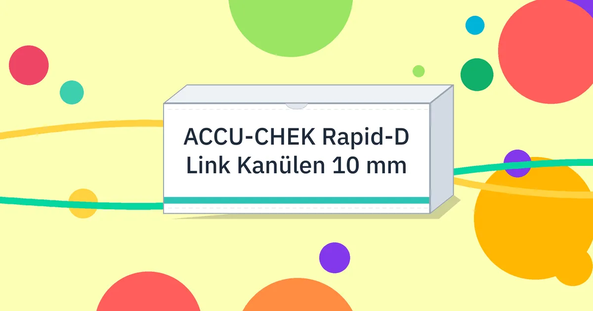Symbolbild: Packung mit der Aufschrift ACCU-CHEK Rapid-D Link Kanülen 10 mm (PZN 16787137) – Verfügbarkeit und Bezug in Apotheken in Frankfurt am Main