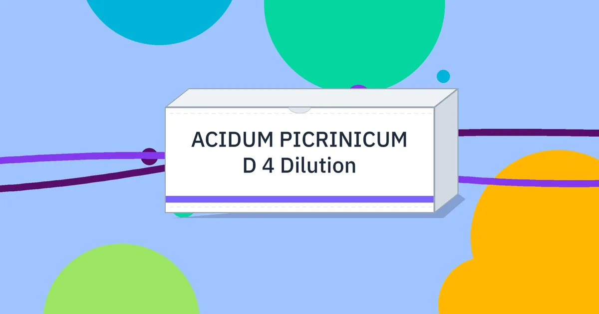 Symbolbild: Packung mit der Aufschrift ACIDUM PICRINICUM D 4 Dilution (PZN 02121239) – Verfügbarkeit und Bezug in Apotheken in Frankfurt am Main