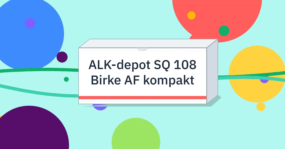 Symbolbild: Packung mit der Aufschrift ALK-depot SQ 108 Birke AF kompakt (PZN 15255237) – Verfügbarkeit und Bezug in Apotheken in Frankfurt am Main