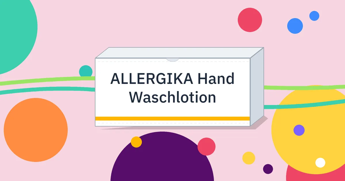 Symbolbild: Packung mit der Aufschrift ALLERGIKA Hand Waschlotion (PZN 06429170) – Verfügbarkeit und Bezug in Apotheken in Frankfurt am Main